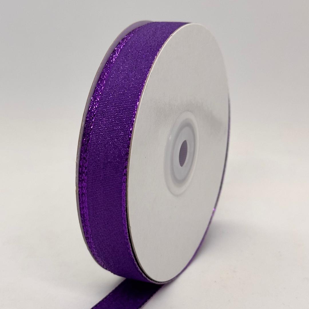5/8" Shimmering Metallic Edge Ribbon Purple (25 Yards) – Jenly ...
